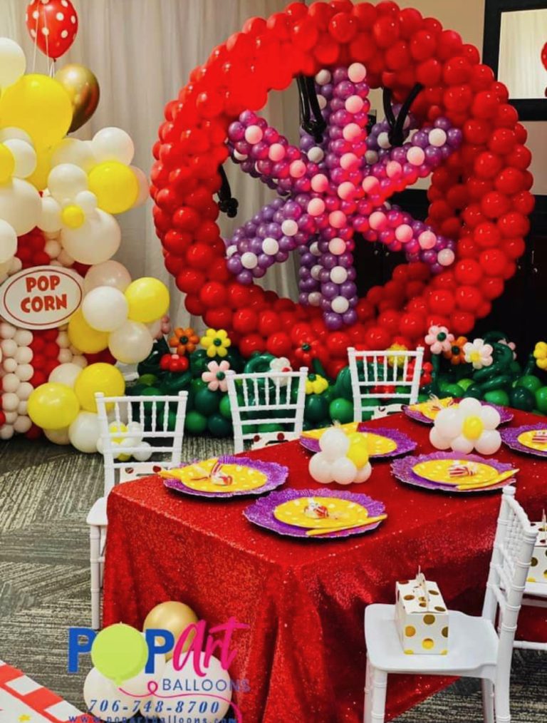 Pop Art Balloons | Balloon Arches, Walls, Columns Columbus GA